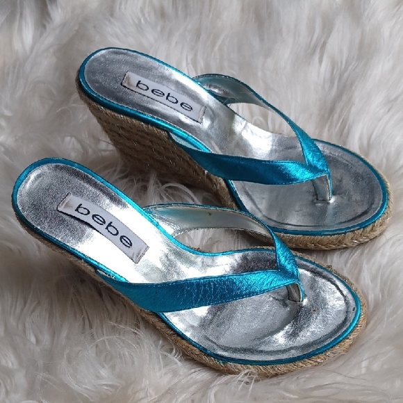 bebe | Shoes | Vintage Bebe Wedges | Poshmark